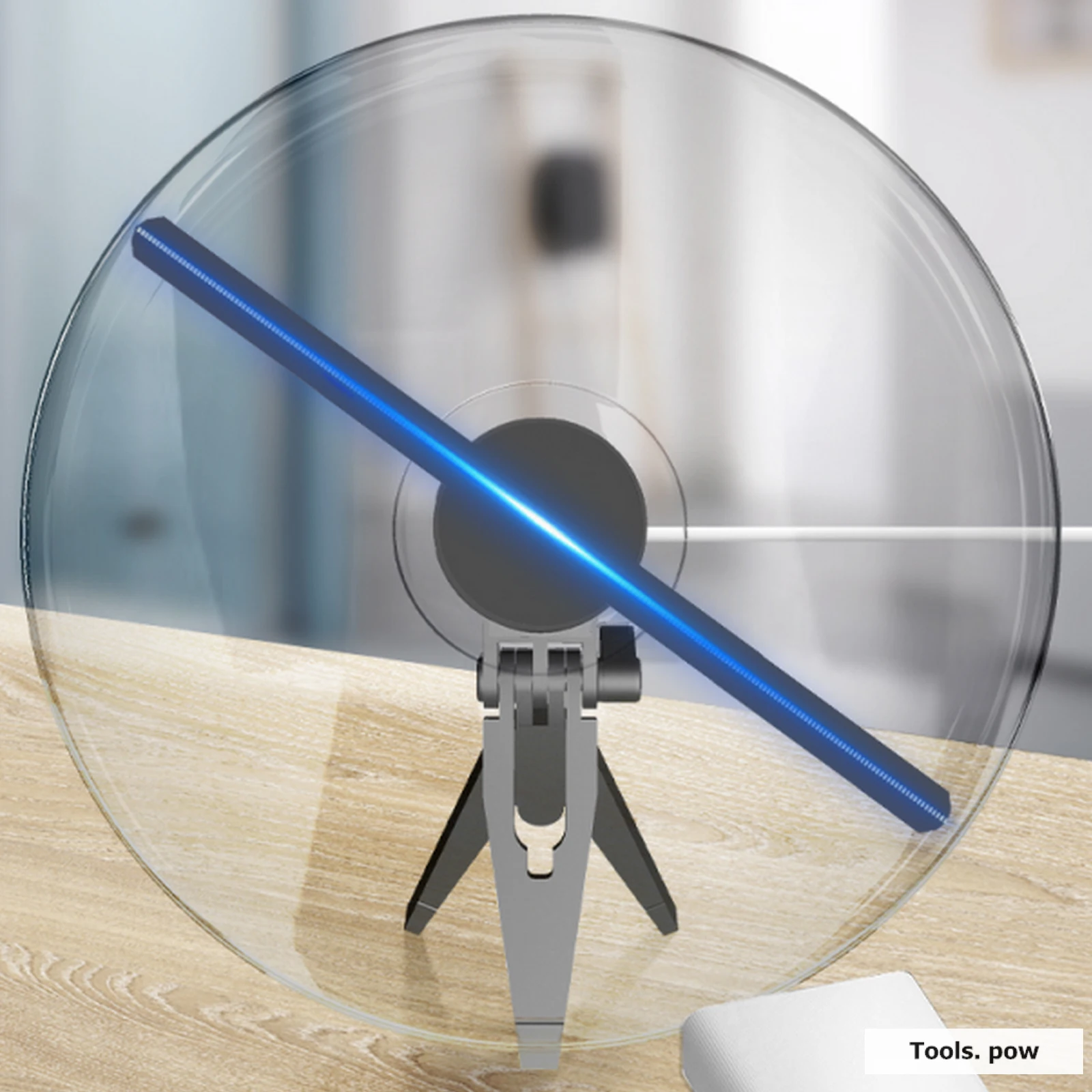 27CM-HD-3D-Holographic-Projector-LED-Fan-Advertising-Machine-USB ...