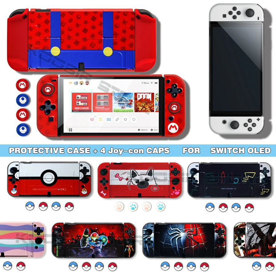 Cute-Cartoon-Anime-Case-For-Nintendo-Switch-OLED-Nitendoswitch-Kawaii ...