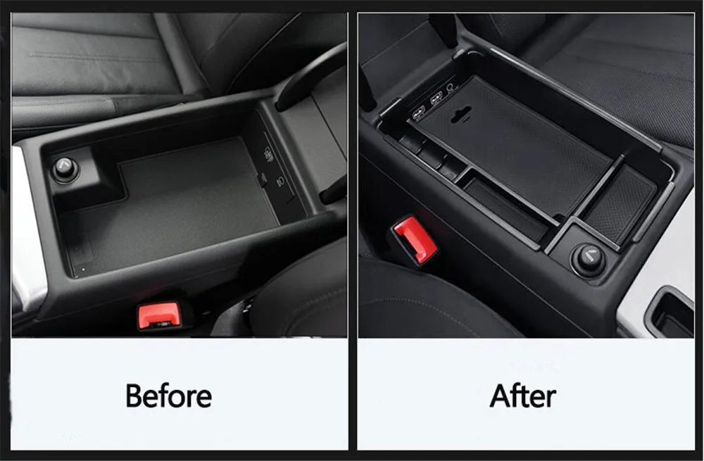 Organiseur - rangement,Boîte de rangement pour accoudoir central ...