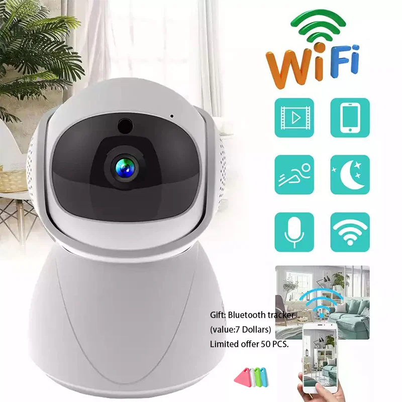 2.4G 5G Dual Band 1080P IP Camera WIFI Wireless Smart Home Security ...