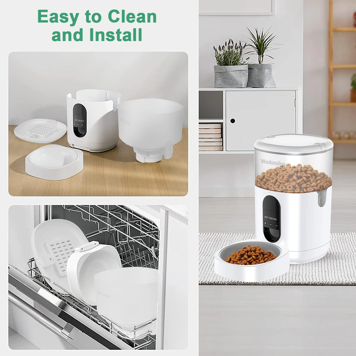 WiFi Automatic Feeder with Timer Function and Remote Control of The App ...