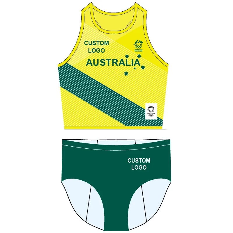 2021 ITALIA JAPAN AUSTRALIA National Team Women Fast Running Suit Speed ...