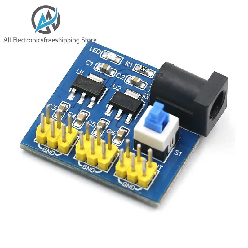 DC DC 12V To 3.3V 5V Buck Step down Power Supply Module For Arduino ...