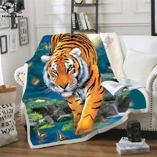 Tiger Fleece Blanket