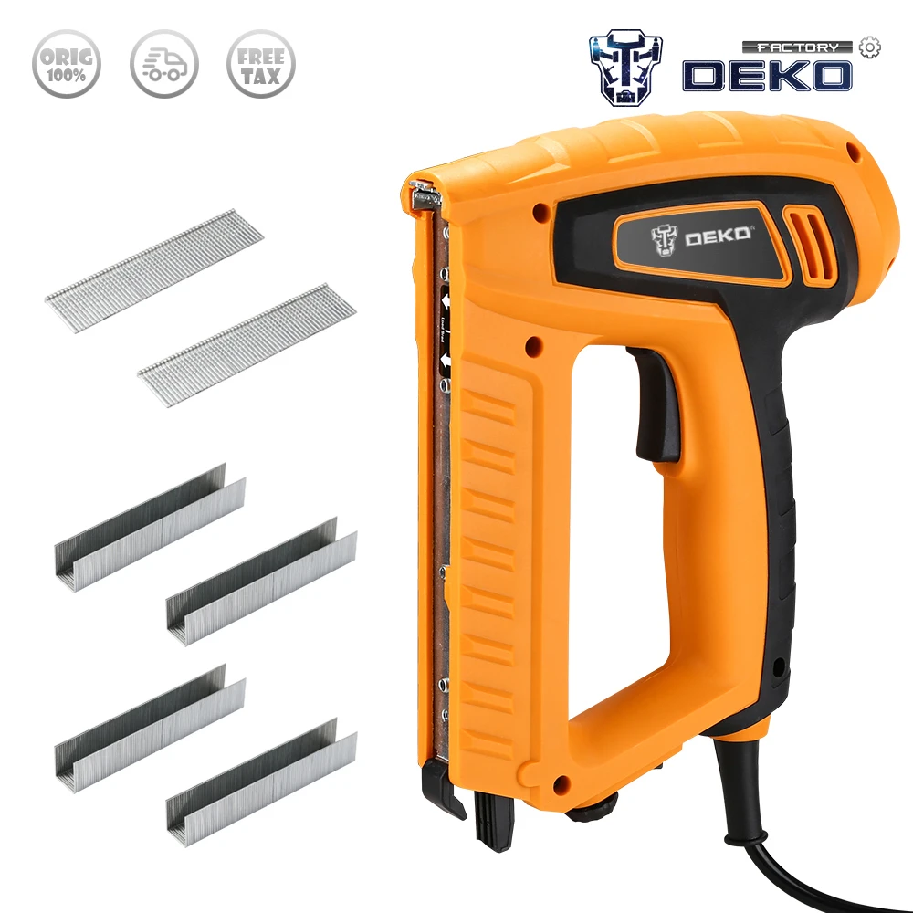 Deko Dket01 220v Portable Electric Tacker Gun Electric Nail Gun 20pcs ...