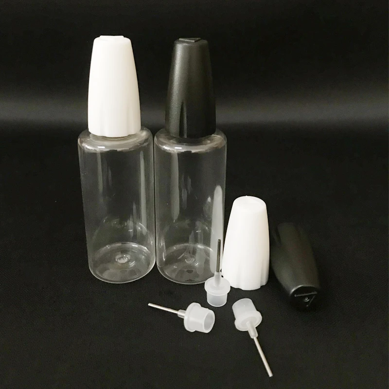 Neue 30ml Kunststoff Dropper Flaschen Mit Metall Tipps Leere Nadel ...