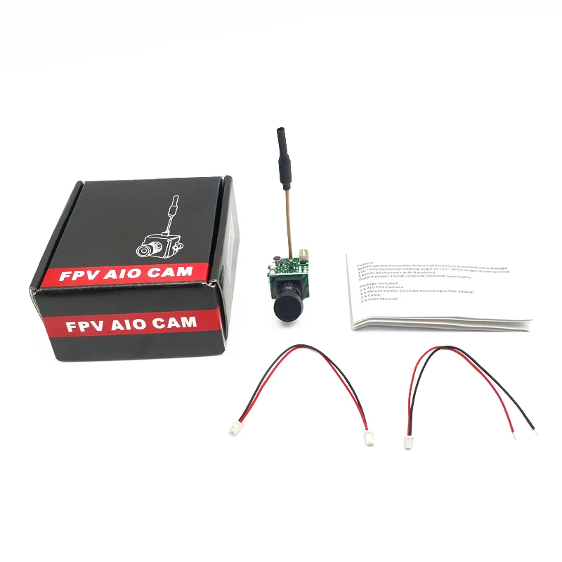 LS-F200KT 5,8G 40CH 800TVL AIO FPV камера с передатчиком 25 мвт/200 мвт ...