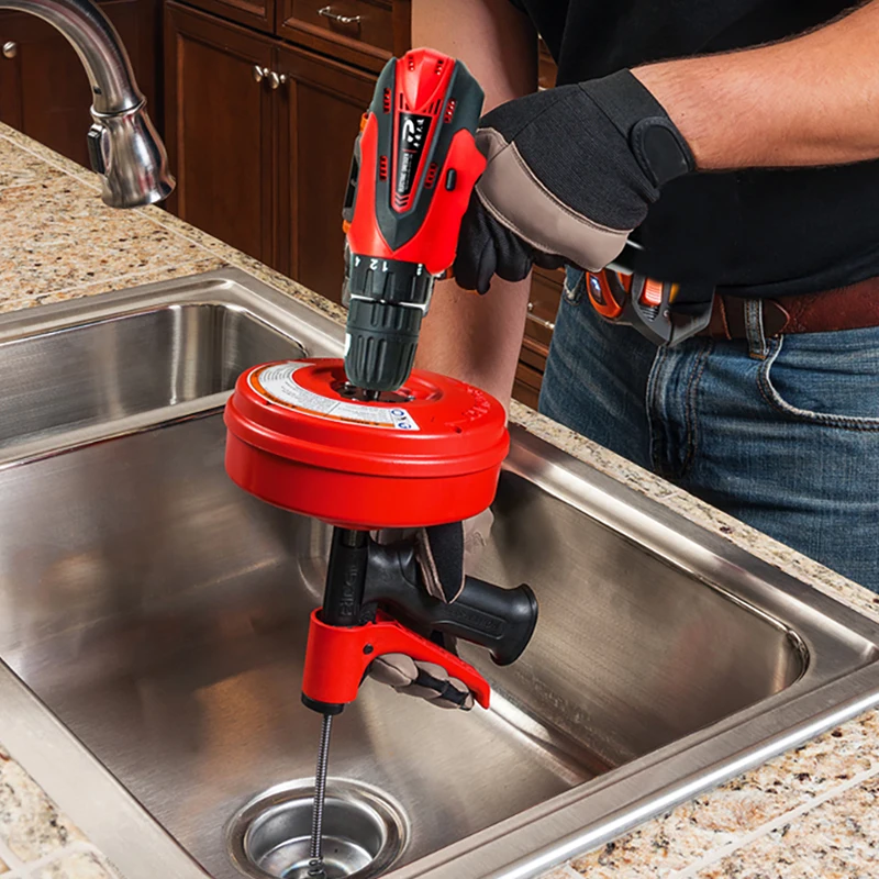 Manually Pass The Sewer Toilet Floor Drain Clog Kitchen Toilet Dredge ...