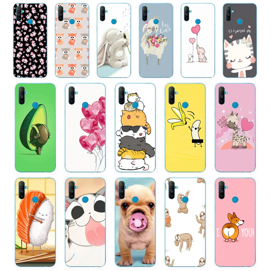 Capa de celular em tpu com desenho de animais adoráveis 105aa, capa de ...