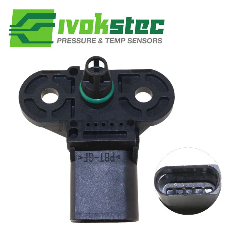 036906051g 1bar Intake Air Boost Pressure Map Sensor For Vw Golf V Vi ...