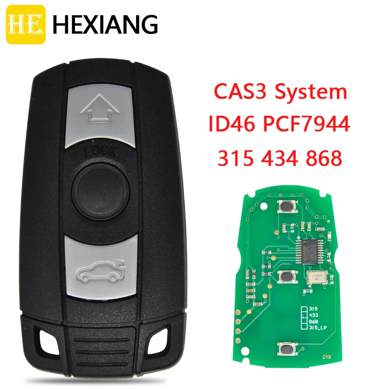 HE Xiang Car Remote Key For BMW X5 X6 Z4 1/3/5/7 Series CAS3 System ...