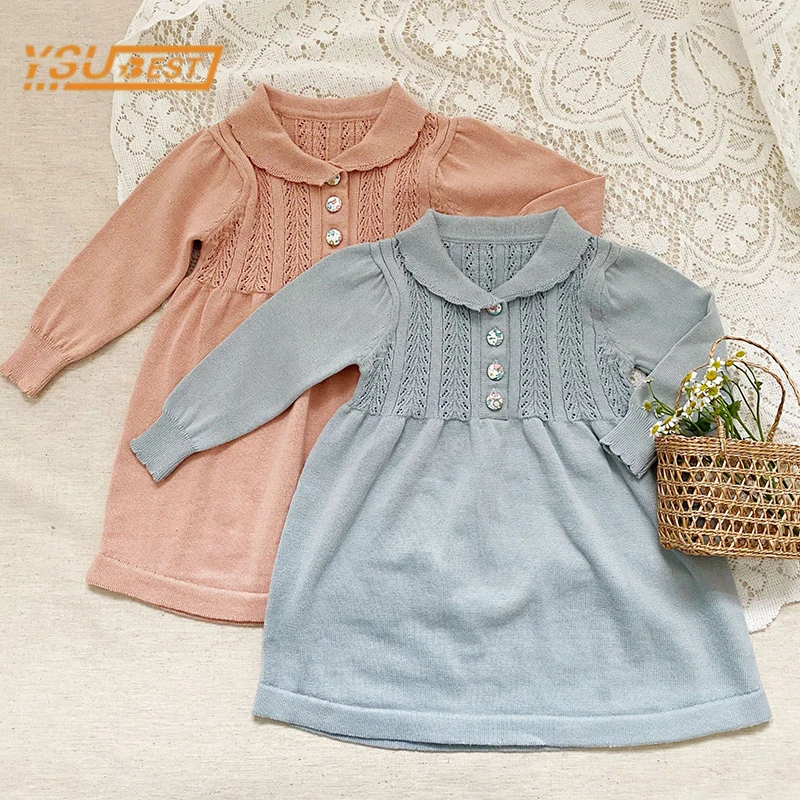 Knitting Dress | Kids Dresses | Girls Casual Dresses - 0-5yrs Spring ...