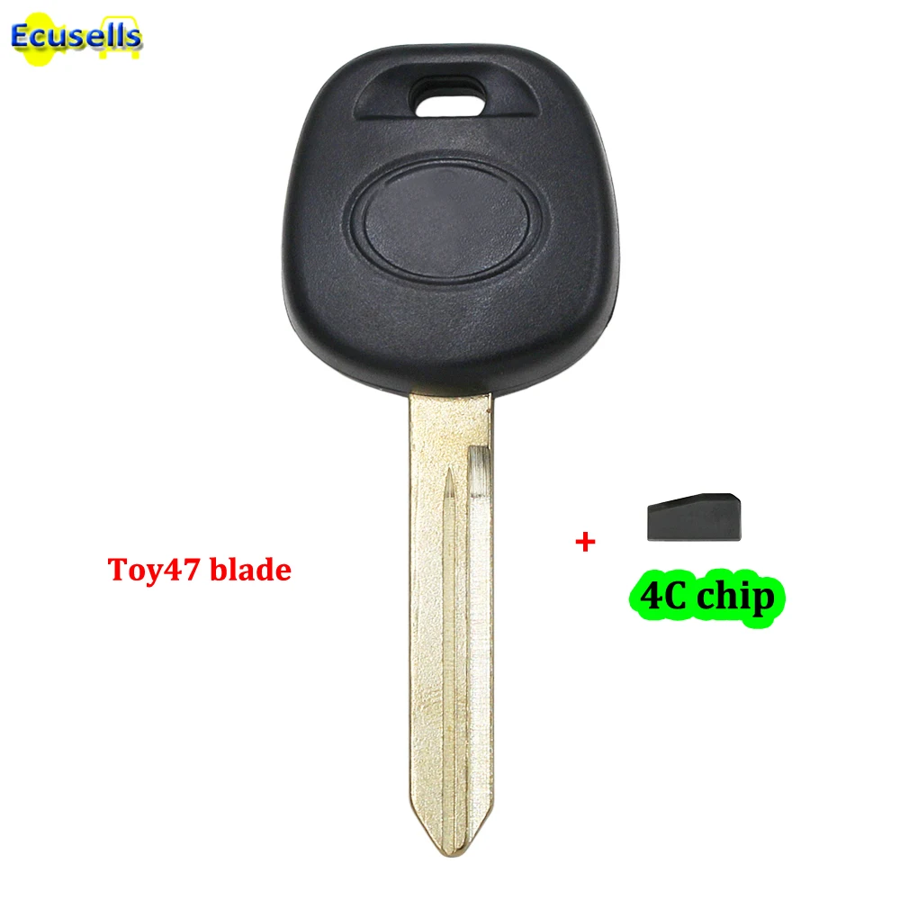 Transponder Ignition Blank Key Fob For Toyota Corolla Yaris Avensis ...