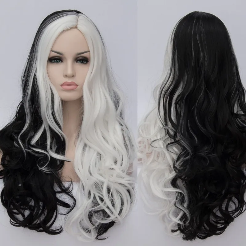 VICWIG-Women-Cosplay-Synthetic-Multicolor-Stitching-Gradient-Wig-Long ...