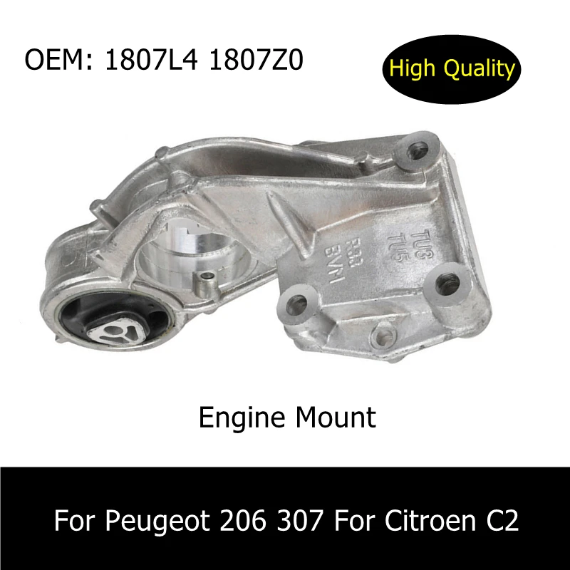 1807l4 1807z0 9681019380 Aluminum Rear Lower Engine Mount For Peugeot ...