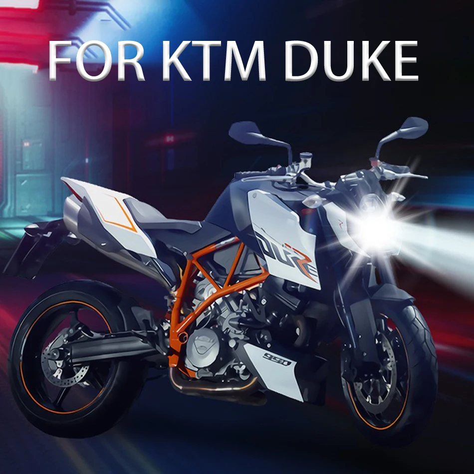 Front Led Headlight Motorcycle Ktm 250 | Accessories Motorcycle Duke ...