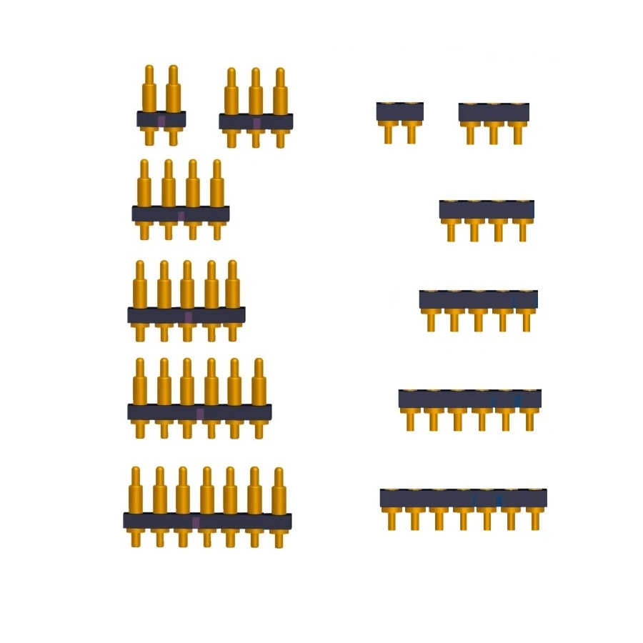 5 pcs Male Spring Loaded Pogo pin header Female Target Connector Mate 2 ...