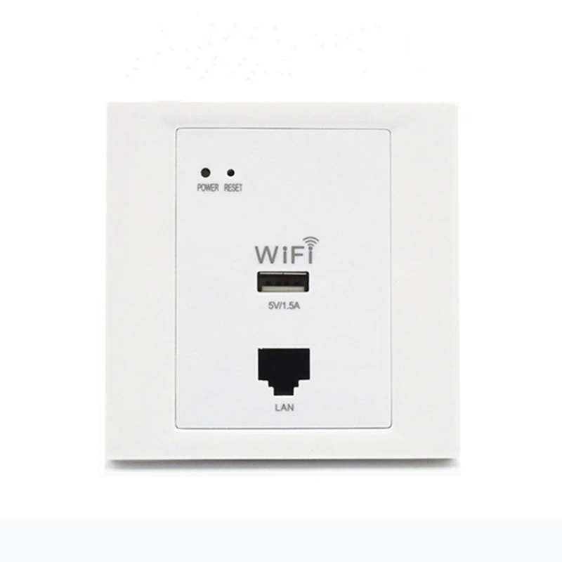 Wifi Wall Network Socket 86 Into The Wall Panel Socket Single Hole USB ...