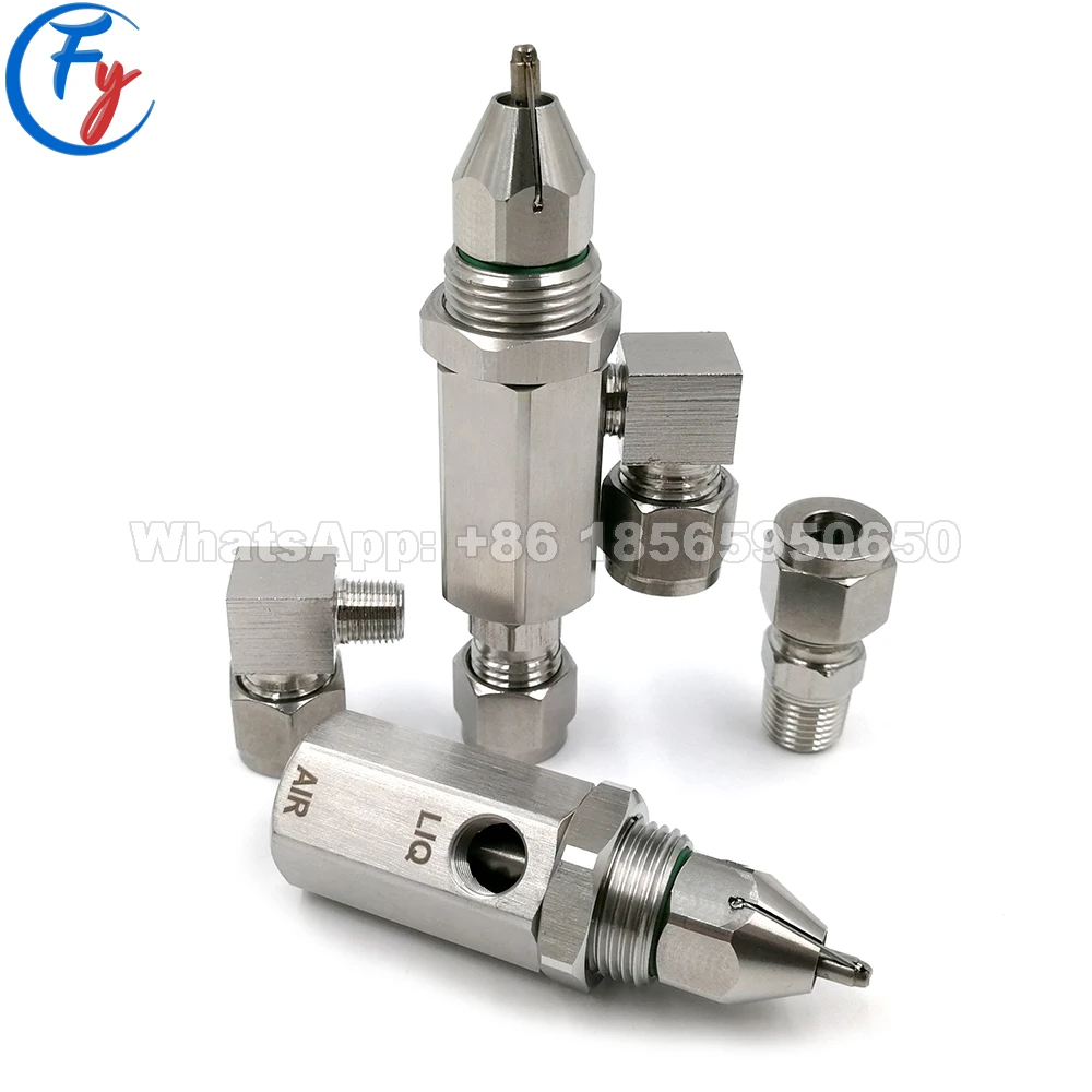 Dust Suppression Ultrasonic Dry Fog Nozzle, Pneumatic Fog Atomizer ...