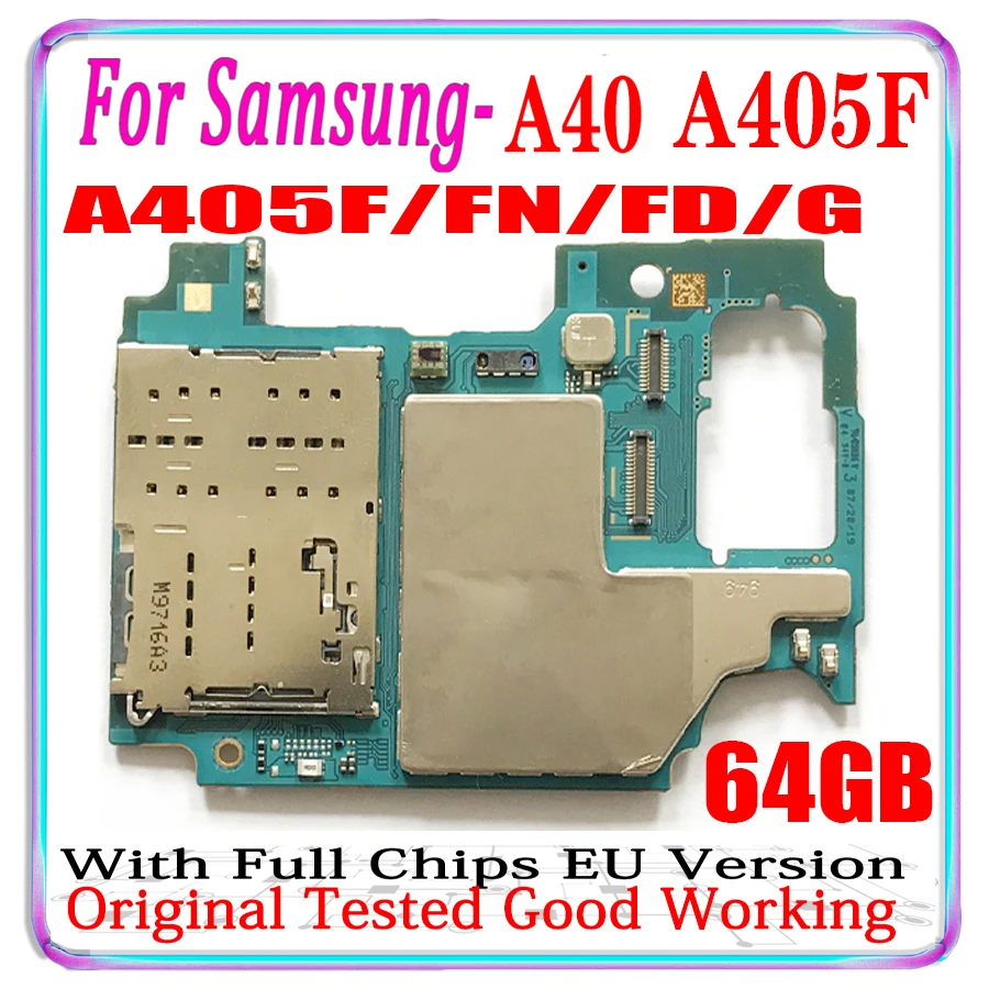 Placa base para Samsung Galaxy A40, A405F, A405FN, A405FD, A405G, 64GB ...
