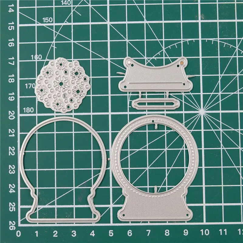 DiyArts Stitched Shaker Metal Cutting Dies Frame Dies for Craft Card ...