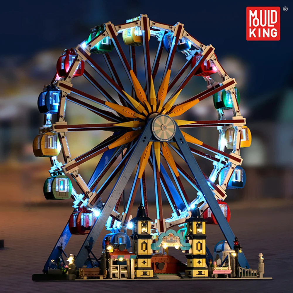 MOULD KING The Motorized Ferris Wheel Models Building Blocks Bricks ...