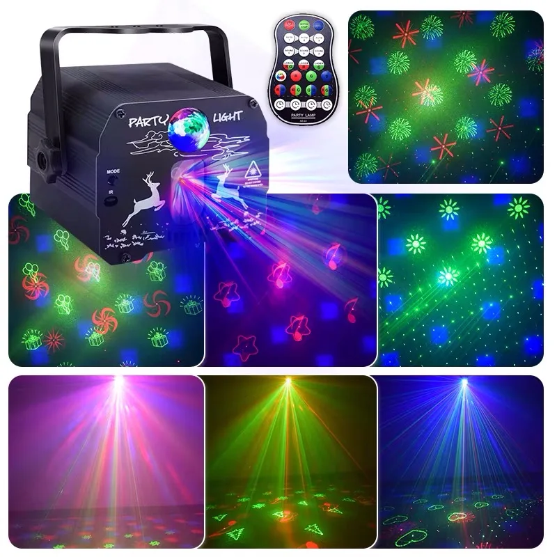 AMPOULE ECLAIRAGE DE SCENE,USB--Projecteur Laser Rgb Avec Télécommande ...