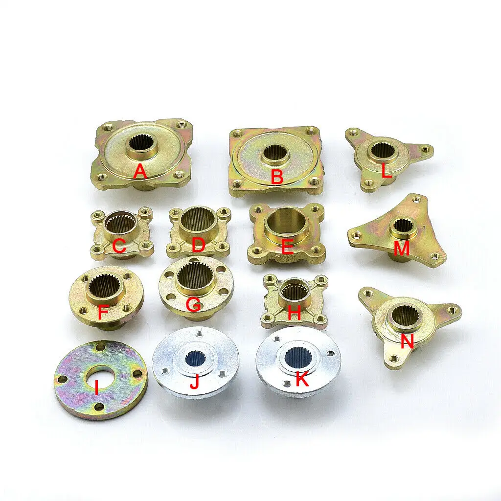 4-Stud-3-hole-Axle-23T-24T-17T-Hub-Spline-Mounting-brackets-Wheel-Hub ...