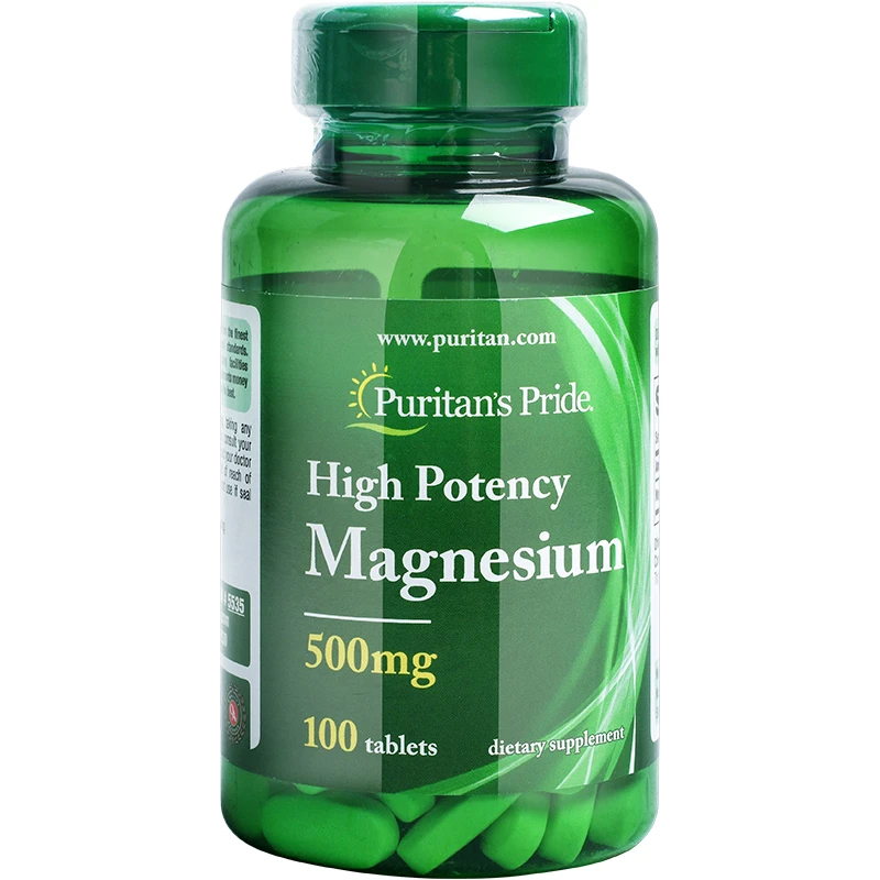 Free shipping High Potency Magnesium 500 mg 100 capsules dietery ...