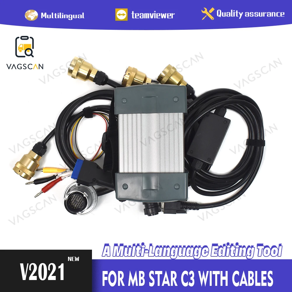 Herramienta de diagnóstico automático, Juego completo para MB Star C3 ...