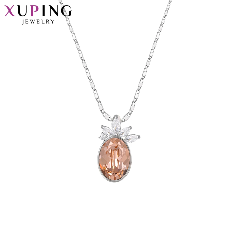 Xuping Jewelry Fashion Crystals Pendant Necklace Exquisite Gifts for ...