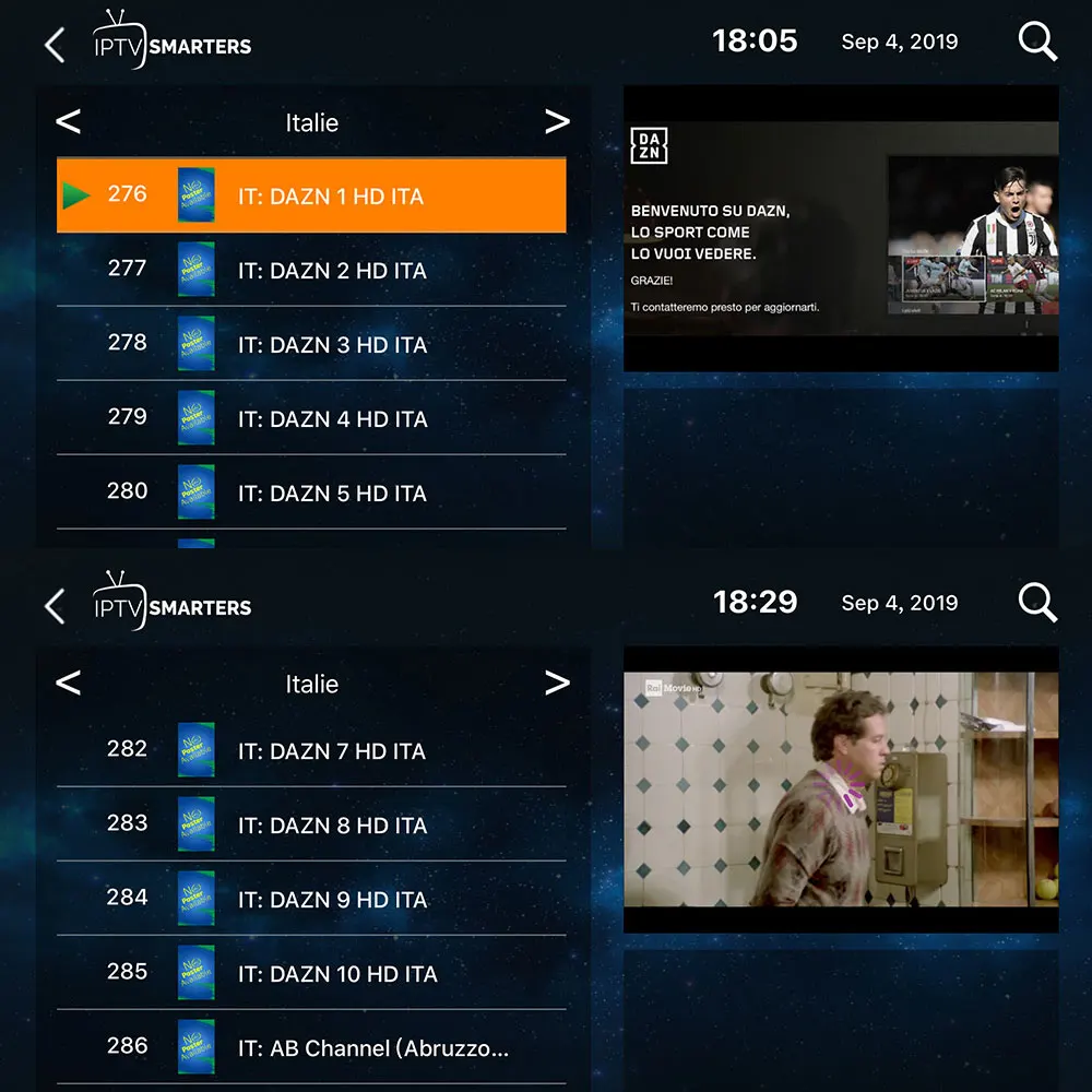 IPTV Italy M3U subscription 1 Year With Adults Channels Italian Sports ...