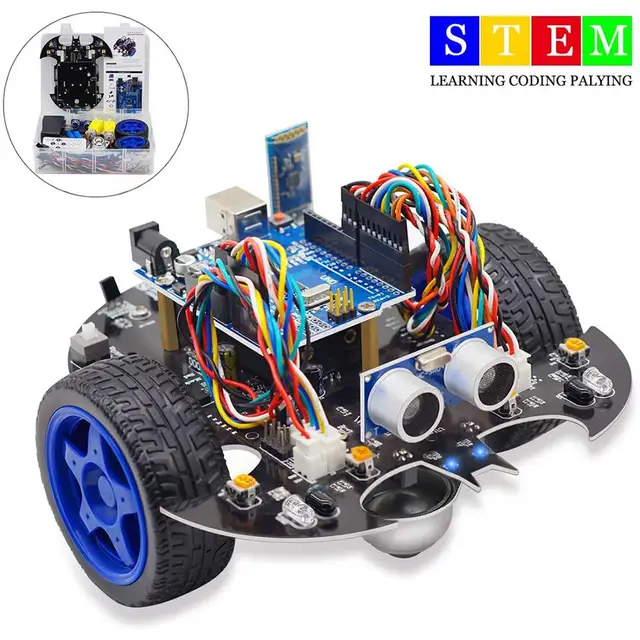 Rowsfire Bat Smart Robot Car Project Complete Starter Tutorial High ...