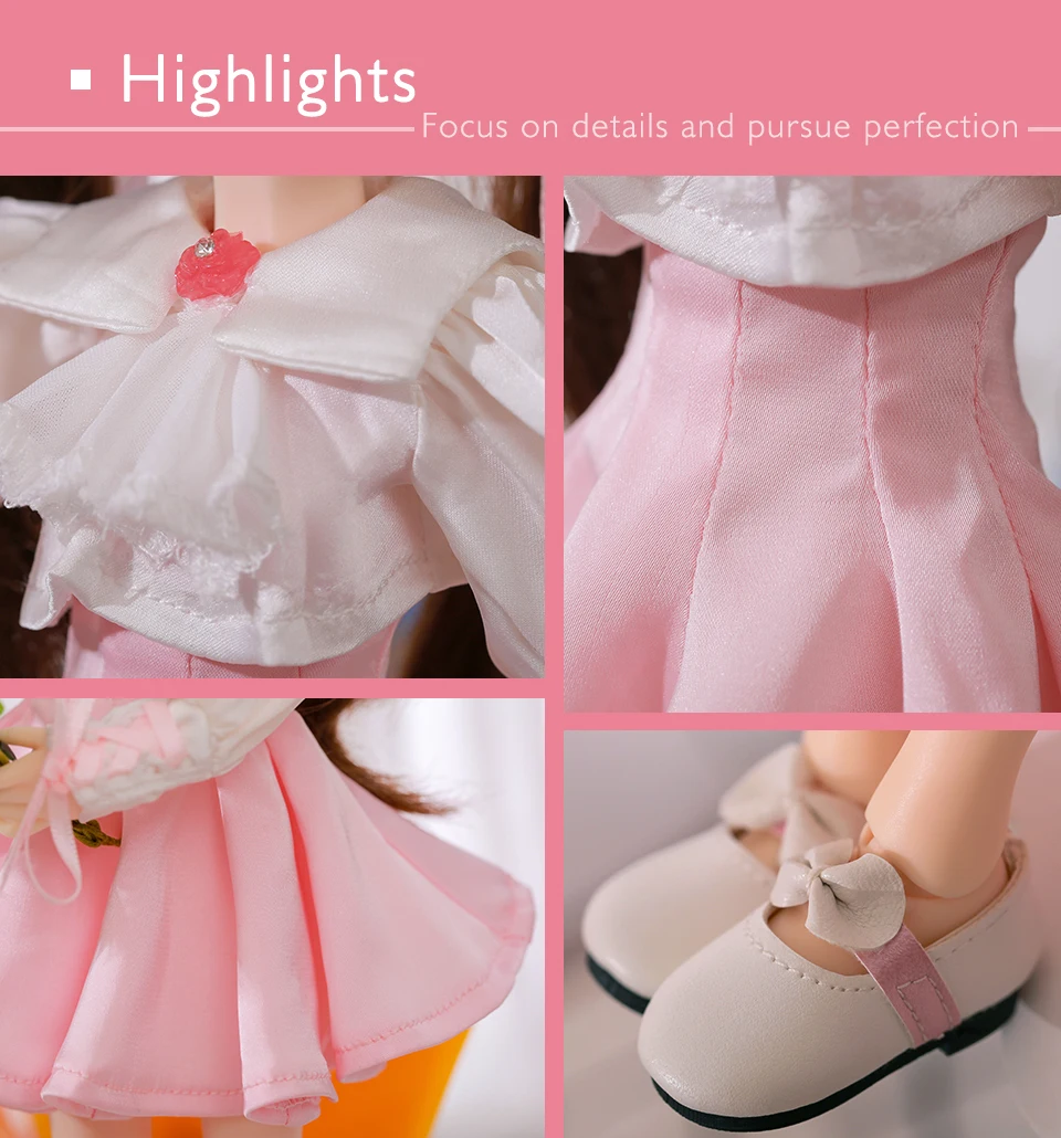 SQLab Tsubaki cartoon doll bjd quadratic element 1/6 dolls movable ...