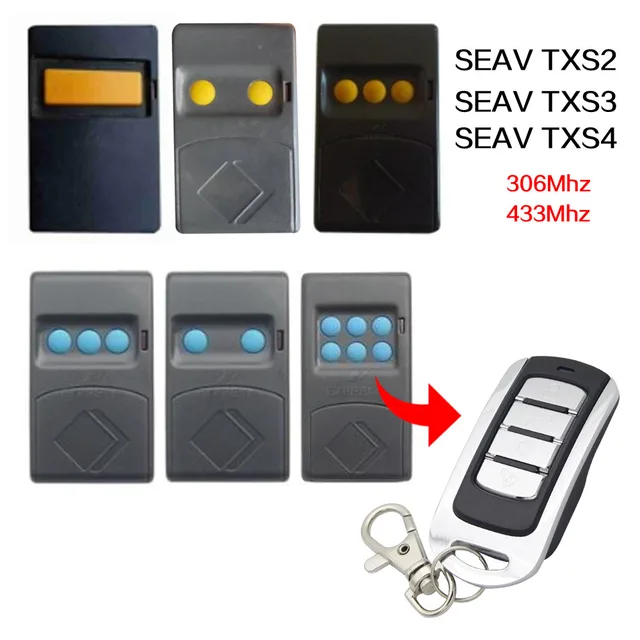 Seav Txs2 Txs3 Txs4 306Mhz 433Mhz Távvezérlő Kapu Garázskapu Remote – FIXO.hu