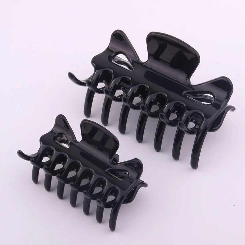 Black Plastic Claw Hair | Hair Claw Strong Big | Plastic Clamp | Claw ...
