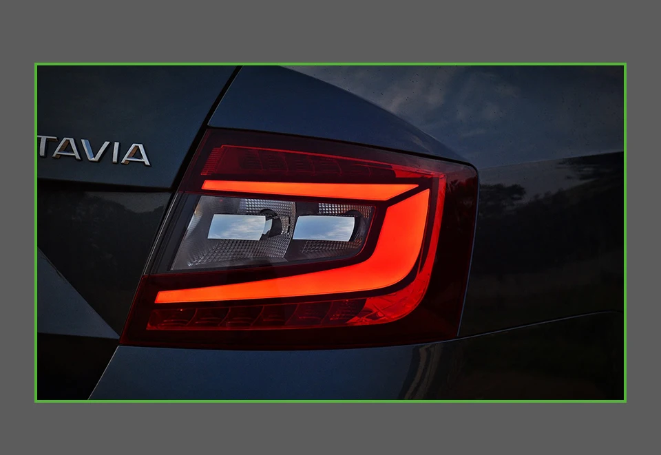 Car Styling Tail Lamp Light For Octavia Tail Light 2016-2019 New ...