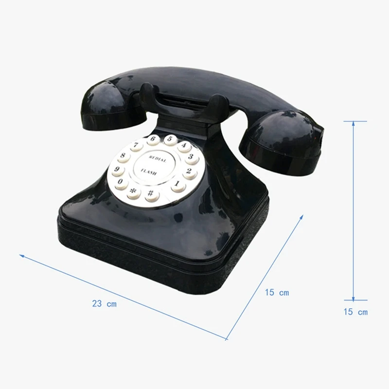 Vintage Telephone Multi Function Plastic Home Telephone Retro Antique ...