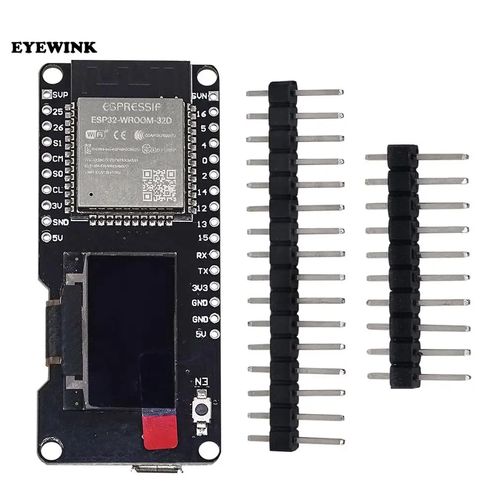 Wemos – Module WiFi OLED ESP32 + Bluetooth Dual ESP 32 ESP 32S, ESP8266 ...
