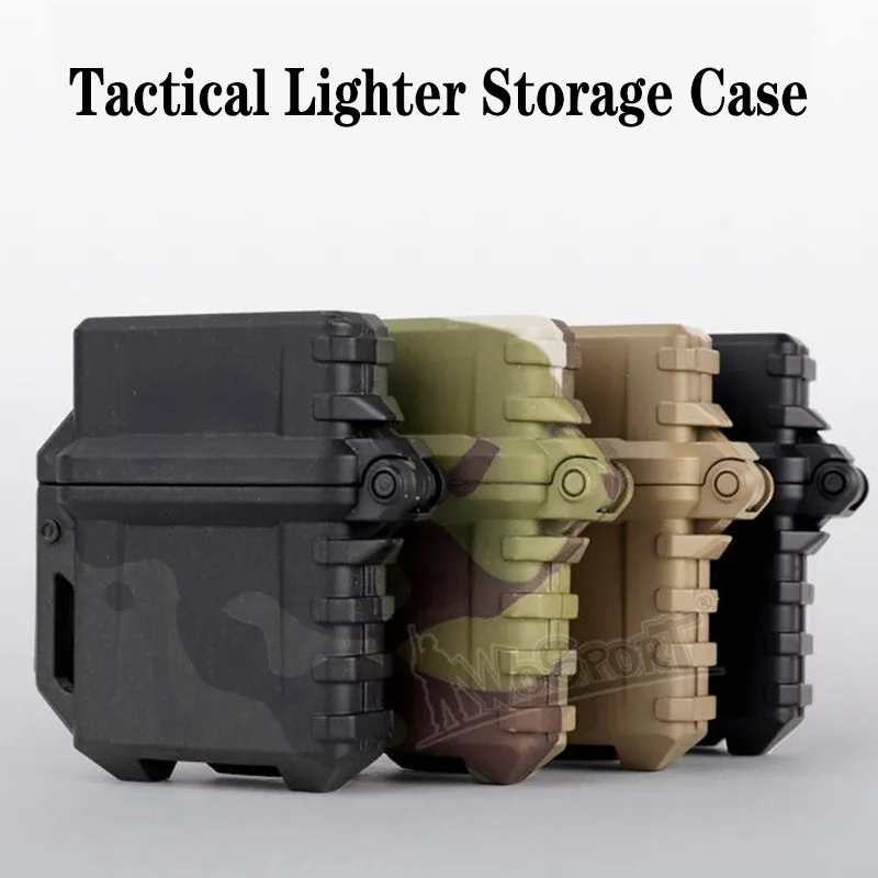 Tactical-Lighter-Storage-Case-Waterproof-Portable-Lighter-Box-Container ...