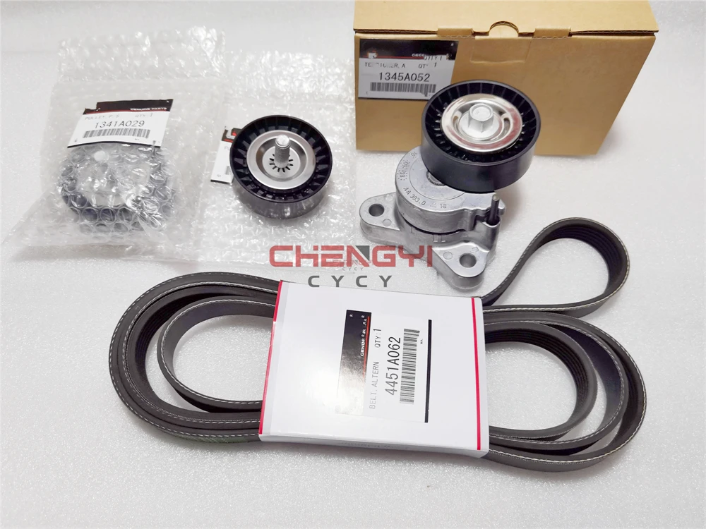 Alternator Drive Belt Auto Tensioner Transition Wheel For Mitsubishi ...