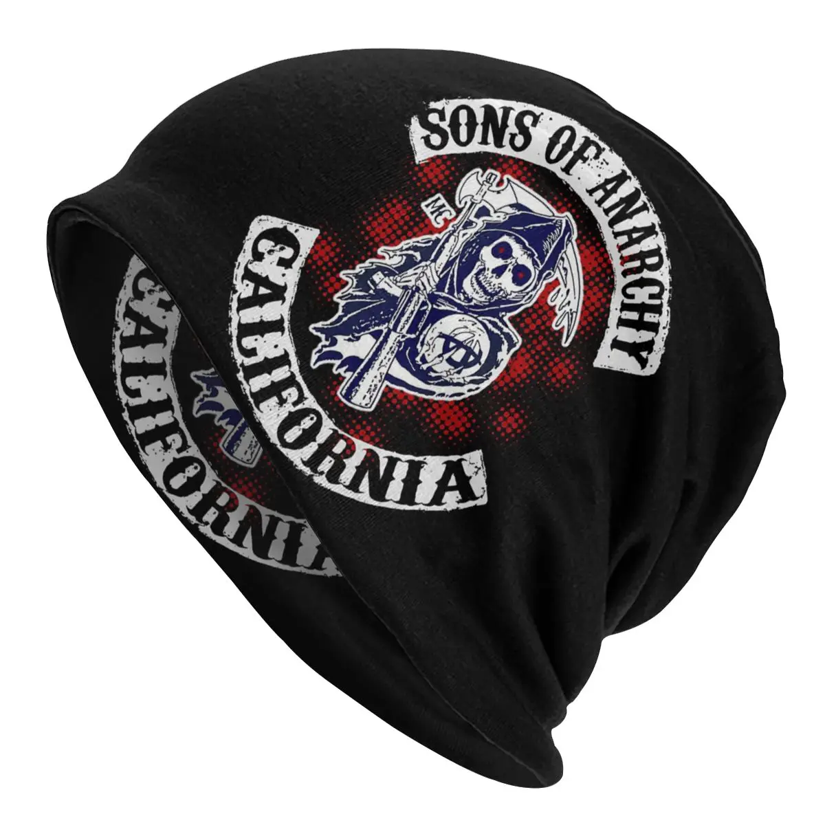 SOA Sons Of Anarchy the Death Fear the Reaper Caps Skullies Beanies Hat ...