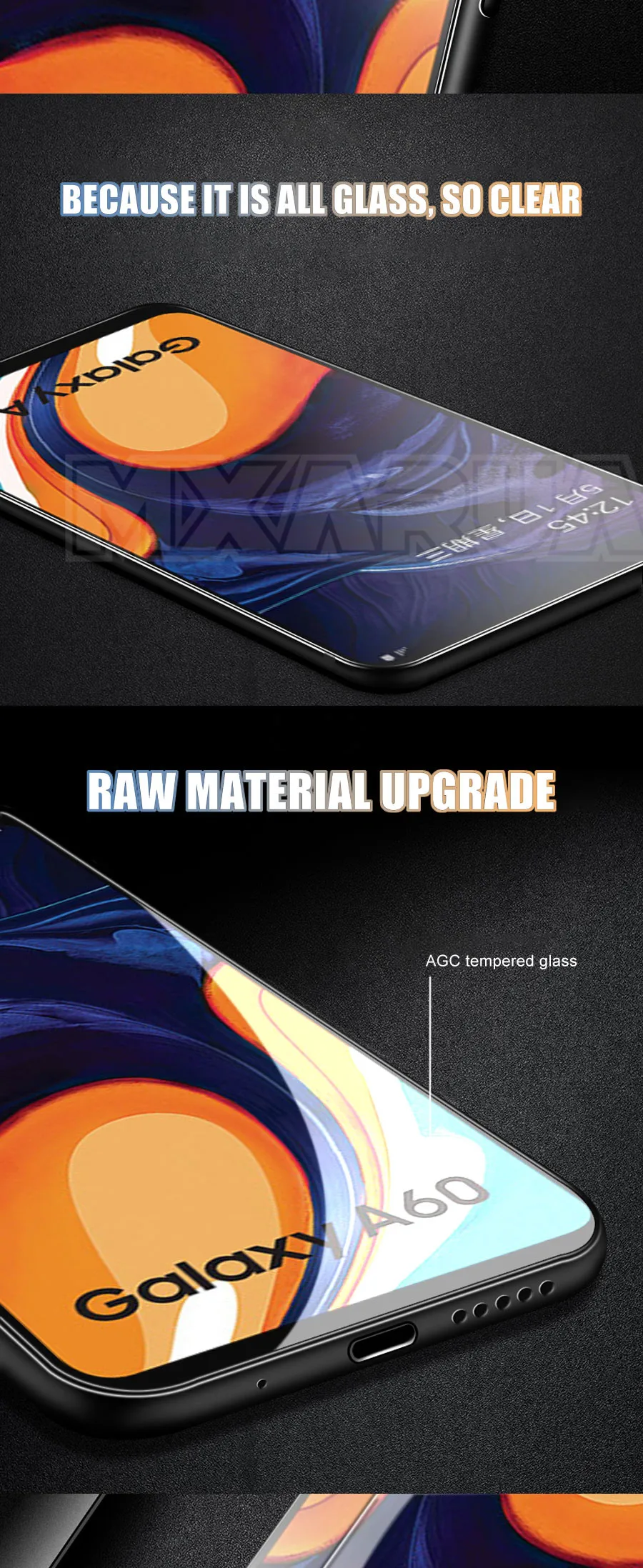 Защитное стекло 9H для samsung Galaxy A20E A40S A10 A20 A30 A40 A50 A60 ...