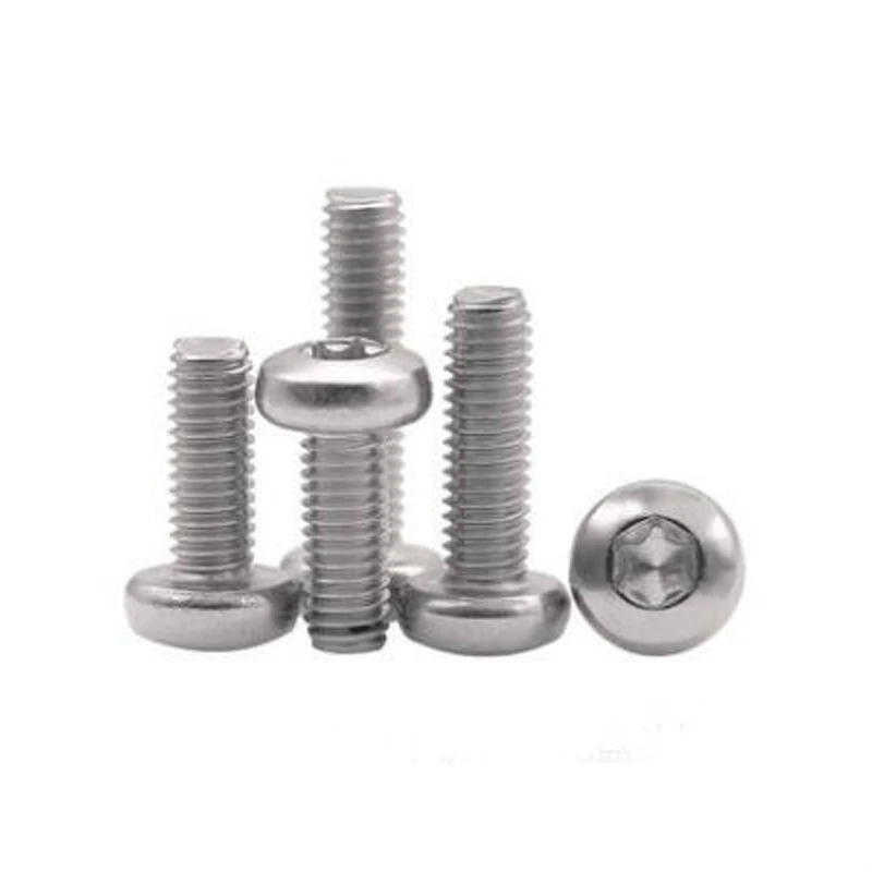 126pcs-M2-Torx-screw-round-head-screws-304-stainless-steel-pan-internal ...