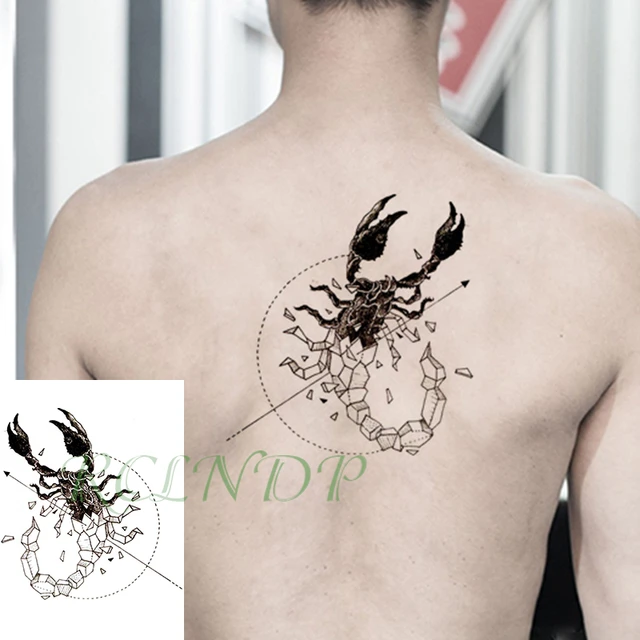 Scorpion Back Tattoos For Men