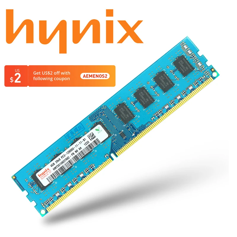 Hynix Chipset PC Desktop 2GB 4GB 8GB PC3 DDR3 10600U 12800U 1333Mhz 1600Mhz UDIMM module memory ...