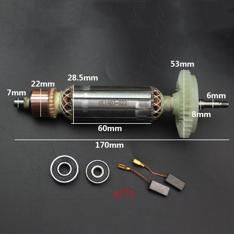 Ac220-230v Armature Rotor Stator Replace For Bosch Gws 7-100gws7-100t 7 ...