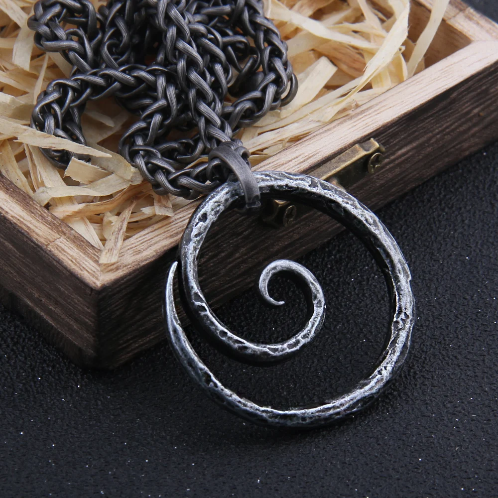 Iron Color Celtic Knot Pendant necklace with stainless steel Necklace ...