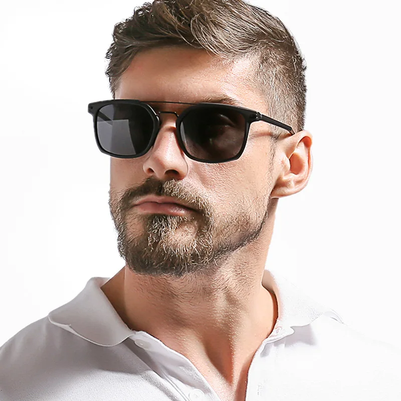 TR90 Frame Polarized Sunglasses Men 2019 New Fashion Males Resin Lens ...