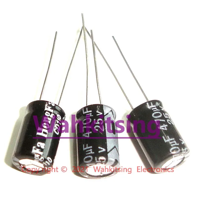 100 Pcs 470uf/25v 8x12 Mm Aluminum Electrolytic Capacitor 25v 470uf 470 ...